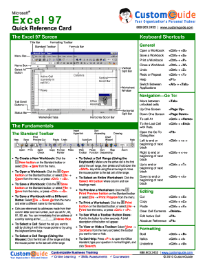 Fillable Online Excel 97 Fax Email Print - pdfFiller