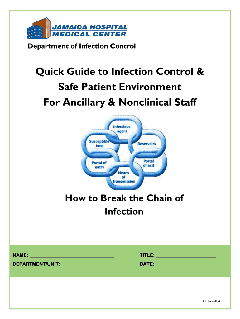 Fillable Online Quick Guide to Infection Control Safe Patient Fax Email ...