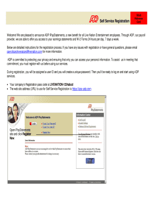 Fillable Online We are pleased to announce ADP iPayStatements, a new ...