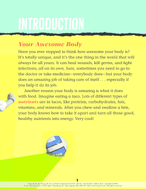 Fillable Online Your Awesome Body Fax Email Print - pdfFiller