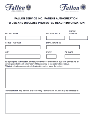 Fillable Online Patient Authorization of Release of Medical ...