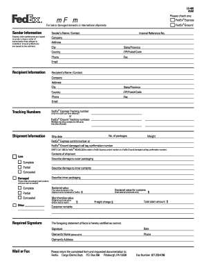 Fillable Online rheaexpress Please check one bClaimb bFormb bFedExb ...