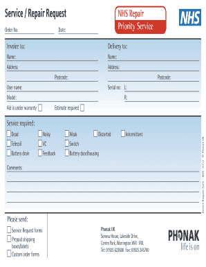 Fillable Online phonaknhs co Service Request NHS Layout 1 - Ponak NHS ...