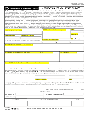 Fillable Online paloalto va VOLUNTEER CHECK LIST NAME - bVAb Palo Alto ...