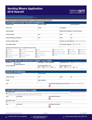 Fillable Online Application - National Grid Fax Email Print - pdfFiller