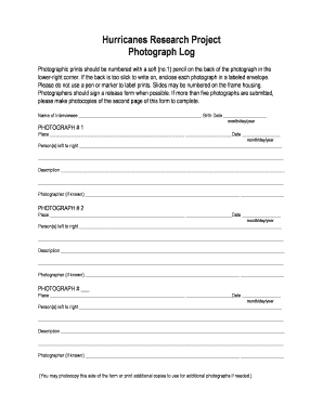 Fillable Online louisianafolklife Hurricanes Research Project ...