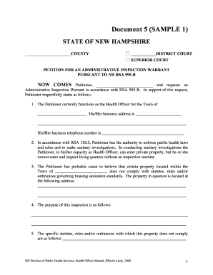 Fillable Online nhhealthofficers Document 5 SAMPLE 1 - NH Health ...