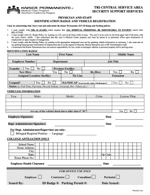 Fillable Online BP ID Badge Formdoc Fax Email Print - pdfFiller