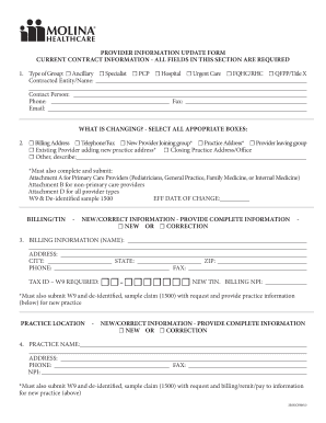 Fillable Online CURRENT CONTRACT INFORMATION ALL FIELDS IN THIS SECTION ...