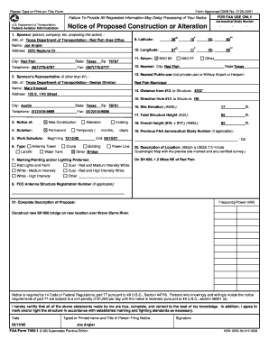 Fillable Online onlinemanuals txdot Please Type or Print on This Form ...