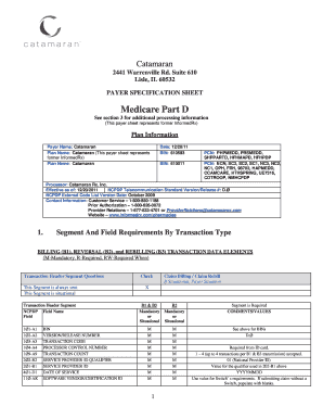Fillable Online careoregon PAYER SPECIFICATION SHEET - careoregon Fax ...