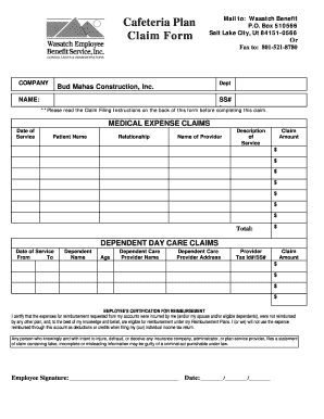 Fillable Online 125 claim bformb - 03c1509netsolhostcom Fax Email Print - pdfFiller