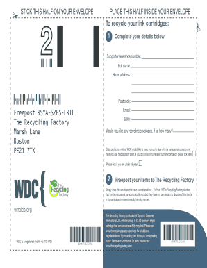 Fillable Online STICK THIS HALF ON YOUR ENVELOPE PLACE THIS HALF INSIDE YOUR Fax Email Print ...