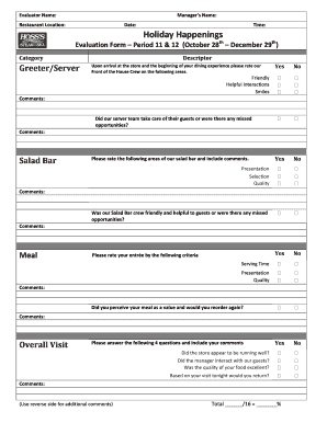 Fillable Online Holiday Happenings Contest Evaluation Formdoc Fax Email ...