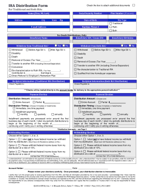Fillable Online BIRAb Distribution Form - IRAselect Fax Email Print ...