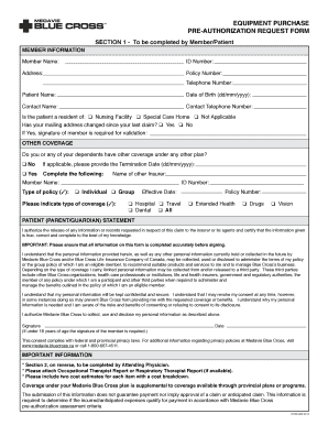 Fillable Online web-beta medavie bluecross EQUIPMENT PURCHASE Fax Email Print - pdfFiller