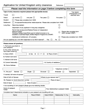 Fillable Online Please read the information on page 3 before completing ...