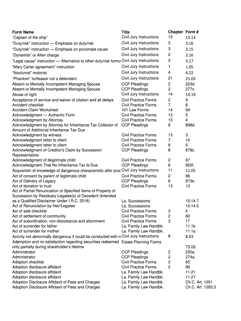 Fillable Online Form Name Title Chapter Form Captain of the ship Civil Fax Email Print - pdfFiller