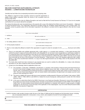 Fillable Online recorder co kern ca BOE-267-L P1 REV 10 08-08 WELFARE ...