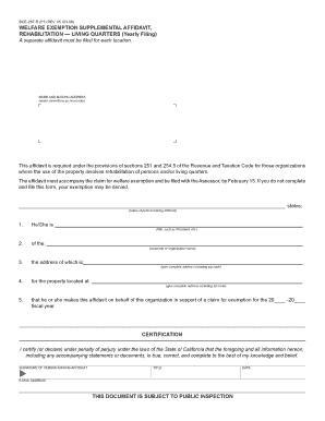 Fillable Online recorder co kern ca BOE-267-R P1 REV 05 03-08 WELFARE ...