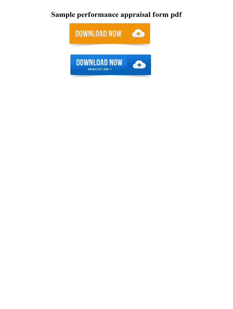 Fillable Online Sample performance appraisal form pdf - WordPresscom ...