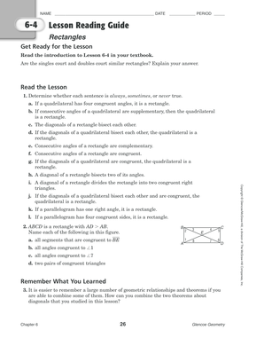 Fillable Online web2 opusd k12 ca NAME DATE 64 PERIOD Lesson Reading ...