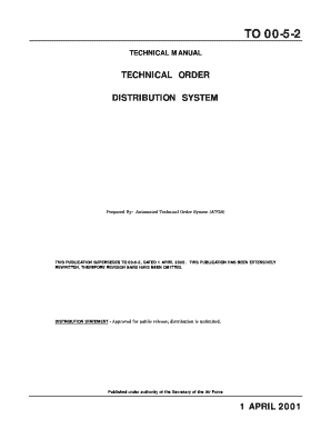Fillable Online 00-5-2 TECHNICAL ORDER Fax Email Print - pdfFiller
