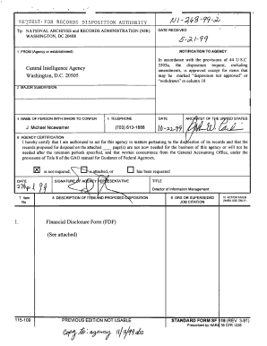 Fillable Online Financial Disclosure Form FDF - docexdocscom Fax Email ...