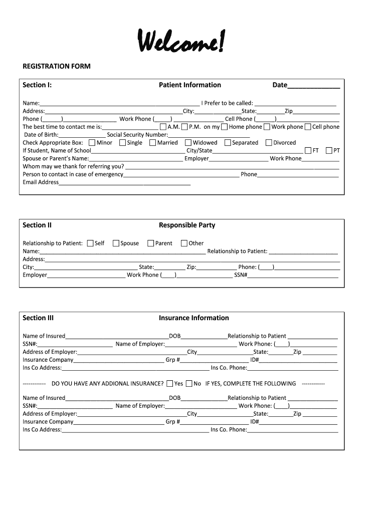 Fillable Online Phone () Work Phone () Cell Phone () Fax Email Print ...
