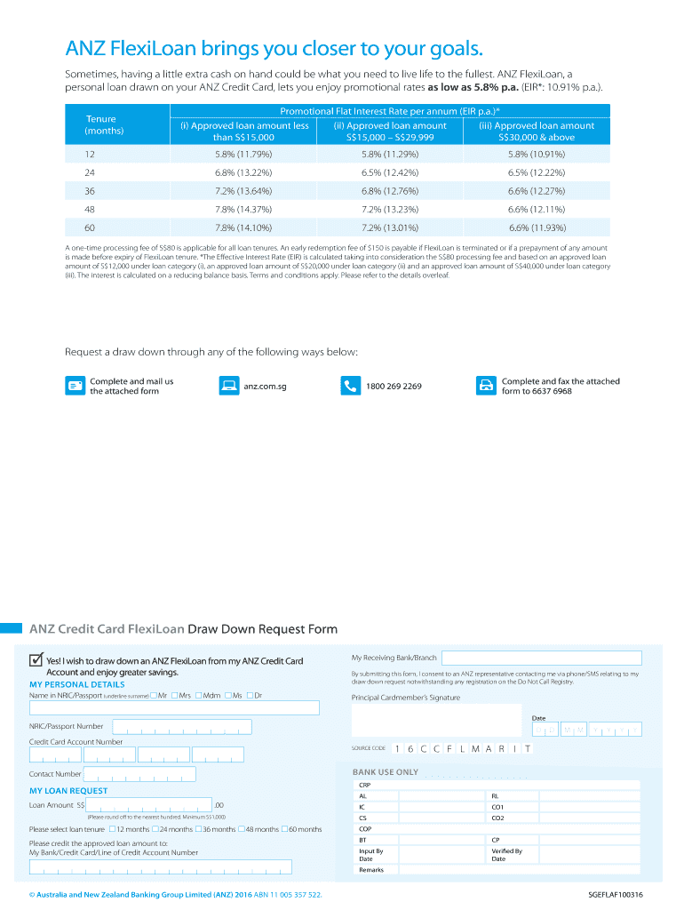 Fillable Online Download PDF 104kB - ANZ Fax Email Print - pdfFiller