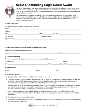 Fillable Online nesa-pgh LAUREL HIGHLANDS COUNCIL NESA OUTSTANDING bEAGLEb bb Fax Email Print ...