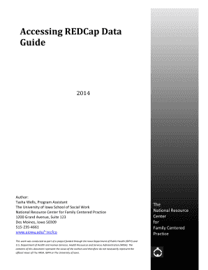 Fillable Online Accessing REDCap Data Fax Email Print - pdfFiller