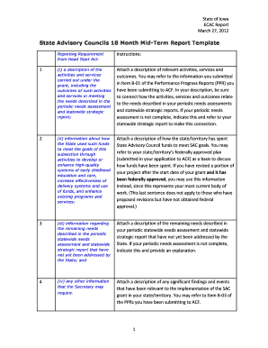Fillable Online earlychildhoodiowa State Advisory Councils 18 Month Mid ...
