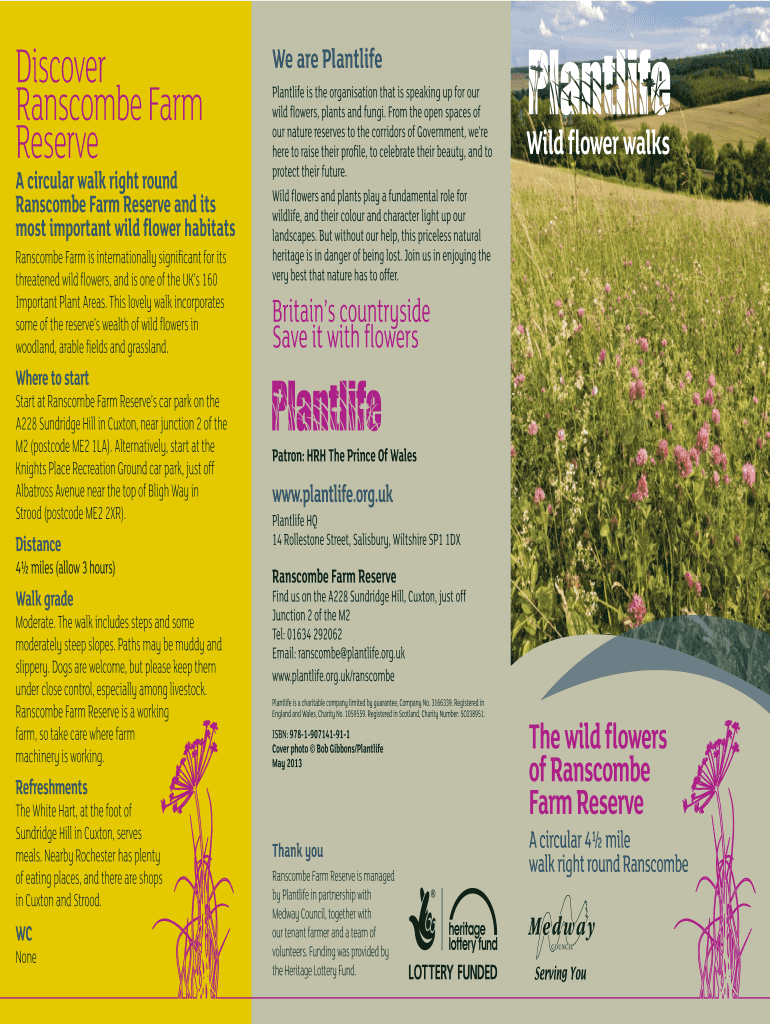 Fillable Online plantlife org Discover We are Plantlife Discover ...