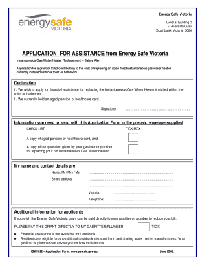 Fillable Online IGWH 22c Application Form for ESV Rebate websitedoc Fax ...