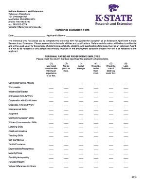 Fillable Online K-State Research and Extension Extension Operations Fax ...