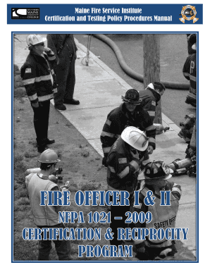 Fillable Online mfte Fire Officer I & II Fax Email Print - pdfFiller