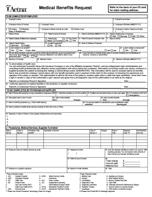 Fillable Online Medical Benefits Claim Instructions - Tri-Star Systems ...