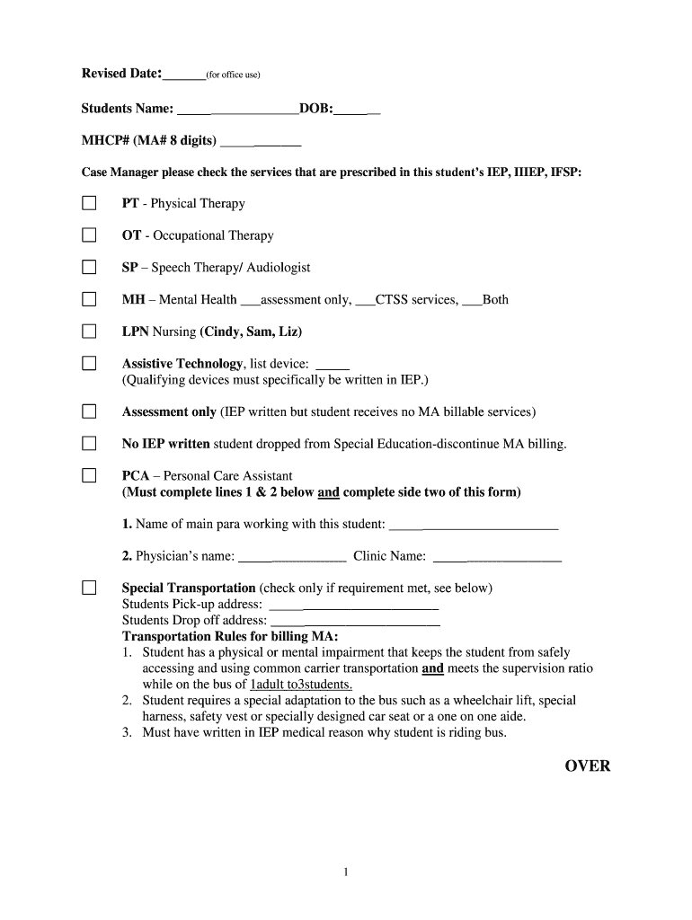 Fillable Online DHS has required school districts to use the Physician ...