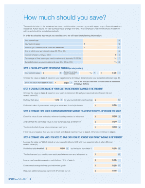 Fillable Online bfm How much should you save - BF M - bfm Fax Email ...