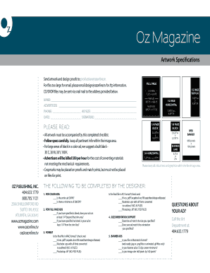 Fillable Online Oz Magazine Fax Email Print - pdfFiller