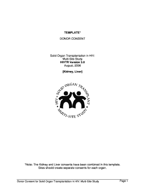 Fillable Online DONOR CONSENT Fax Email Print - pdfFiller
