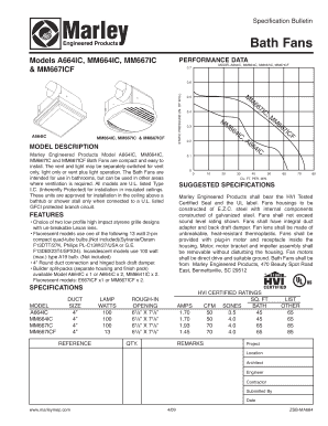 Fillable Online Specification Bulletin Fax Email Print - pdfFiller