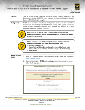 Fillable Online cpol army Civilian Career Proponency Division Resource ...