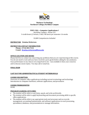 Fillable Online SCANS Competencies Included Fax Email Print - pdfFiller