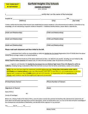 Fillable Online Owner Affidavit Fax Email Print - pdfFiller