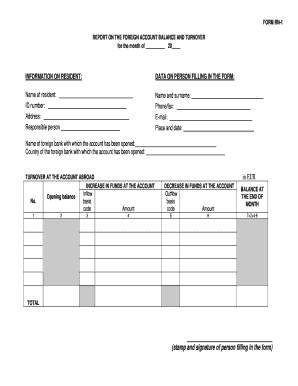 Fillable Online INFORMATION ON RESIDENT DATA ON PERSON FILLING IN THE ...