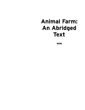 Fillable Online Animal Farm: Fax Email Print - pdfFiller