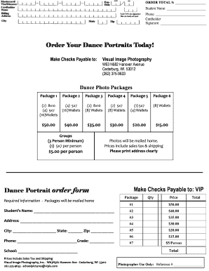 Fillable Online Dance Order Envelope - lhswildcatsorg Fax Email Print ...