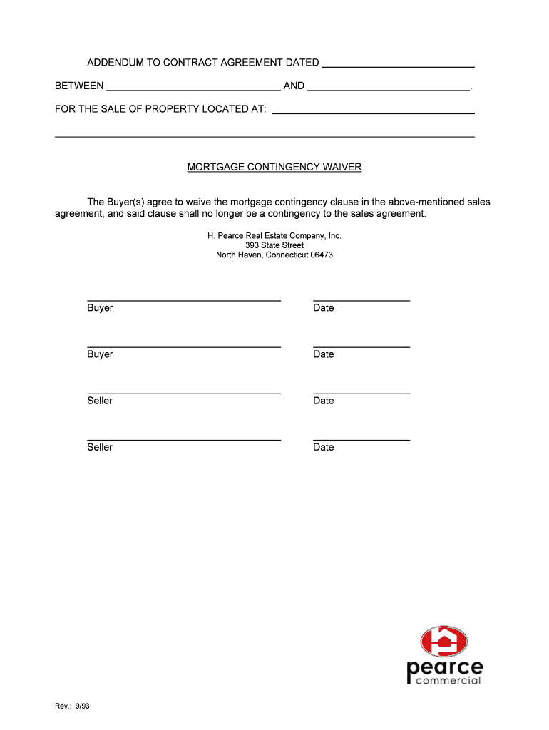 Fillable Online ADDENDUM TO CONTRACT AGREEMENT DATED BETWEEN AND Fax Email Print - pdfFiller